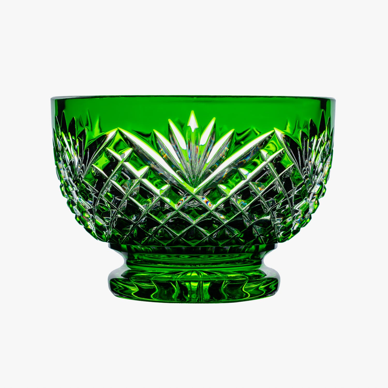 4” Emerald Green Party Bowl – dinglecrystal.ie