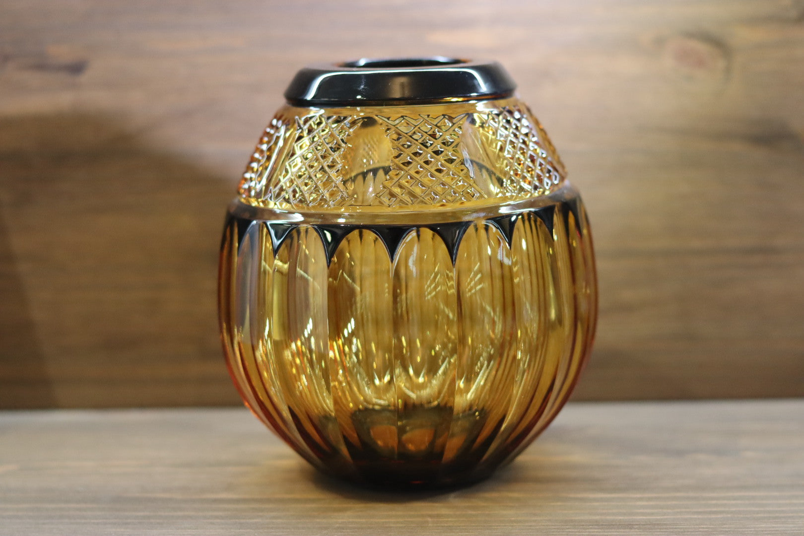 Atlantic Amber Rose Bowl – dinglecrystal.ie